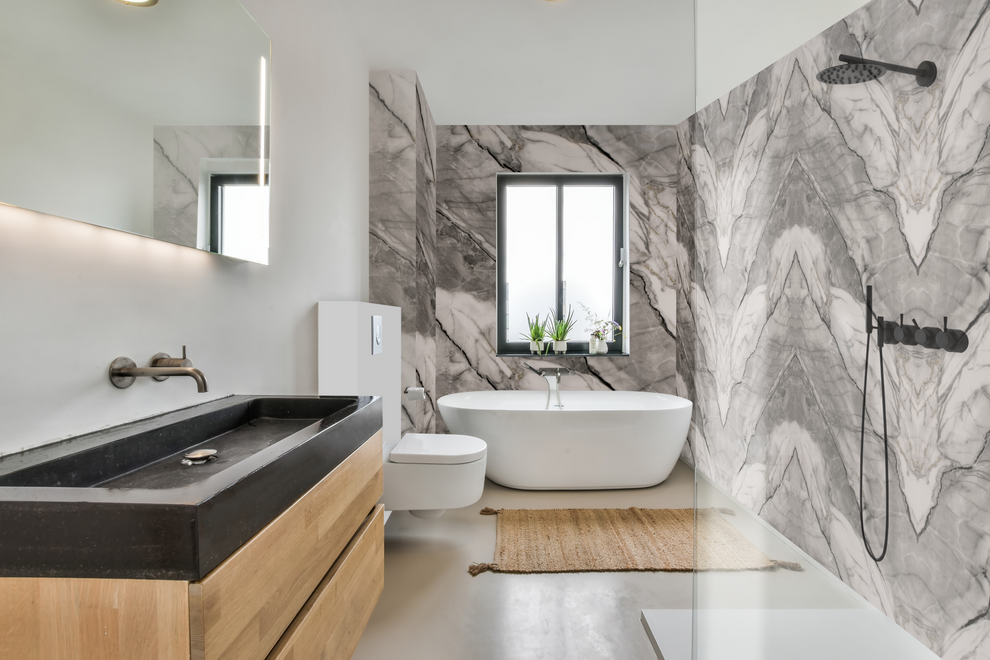 1m x 2.4m Graphite Marble – SV Panels